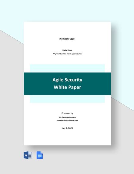 Free Sample Security White Paper Template Word