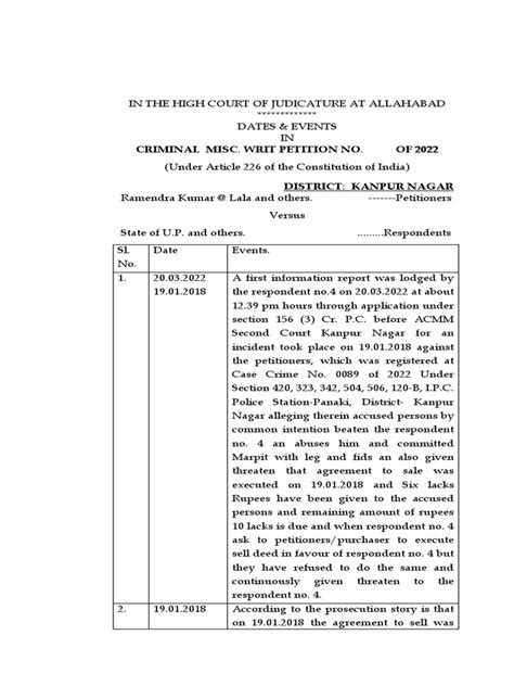 Criminal Writ Pdf Lawsuit Affidavit