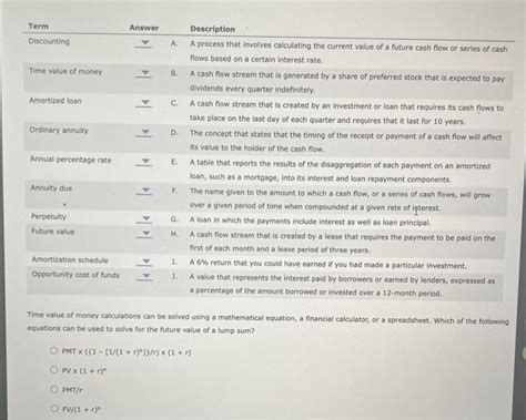 Solved Equations Can Be Used To Solve For The Future Value Chegg Com
