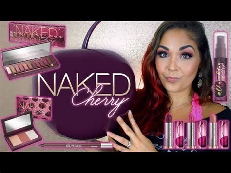 Urban Decay Cherry Collection Overview Swatches YouTube