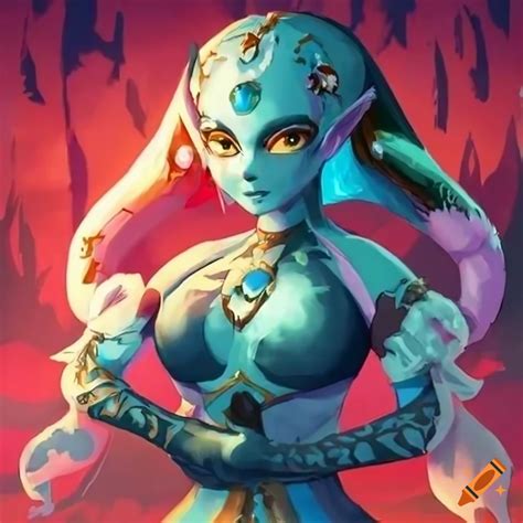 Artwork Featuring Zelda Ruto Midna And Mipha On Craiyon