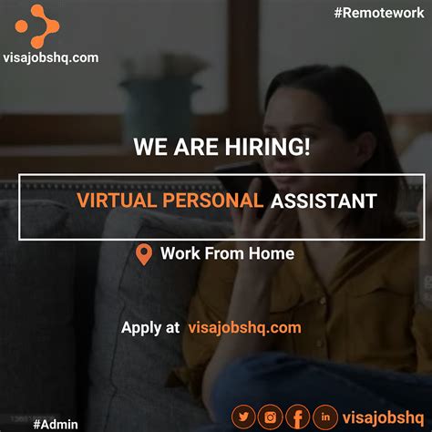 Virtual Personal Assistant Remote Work From Home