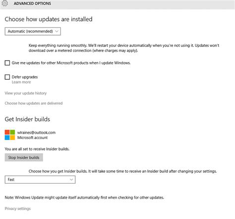 Announcing Windows 10 Insider Preview Build 10547 For PC Insider Page