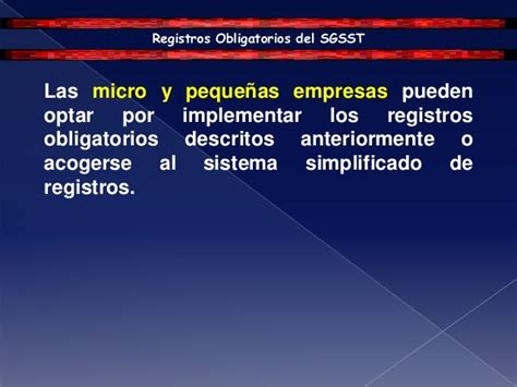 Curso Registros Obligatorios Del Sgsst