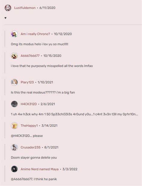 Helltaker Wiki Comments Modeus Rhelltaker