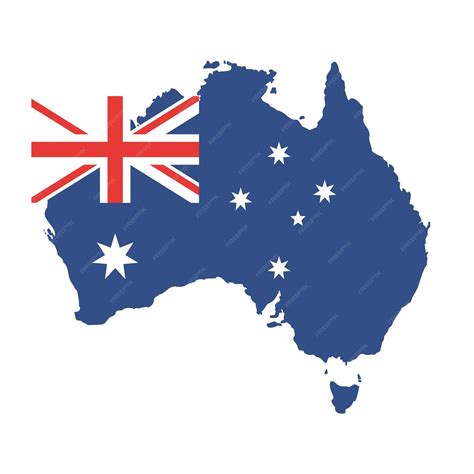 premium vector map of australia australia map vector template icon