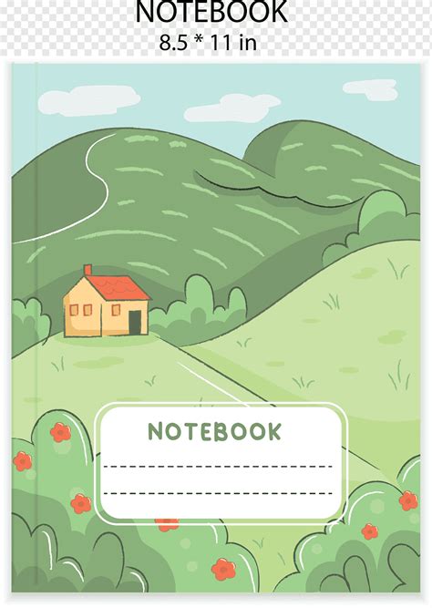 Notebook Cover Hill Scene Png Pngwing
