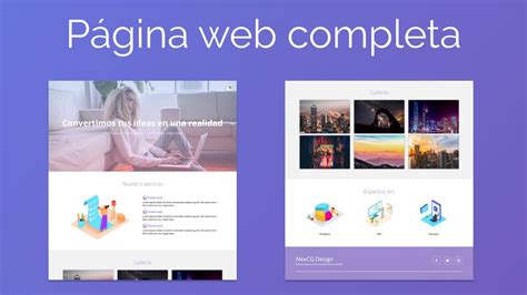 crear una web