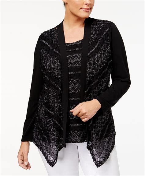 Jm Collection Plus Size Layered Look Top Created For Macys Macys