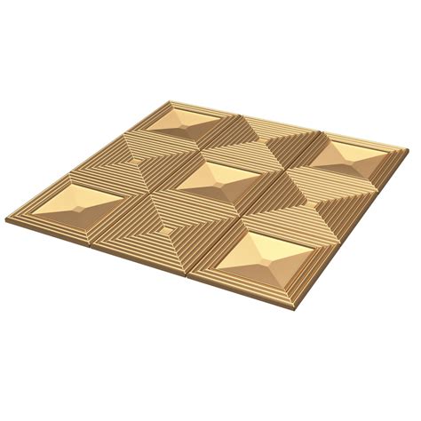 3d File Parametric Decorative Panel 03 Gold 🪞・model To Download And 3d