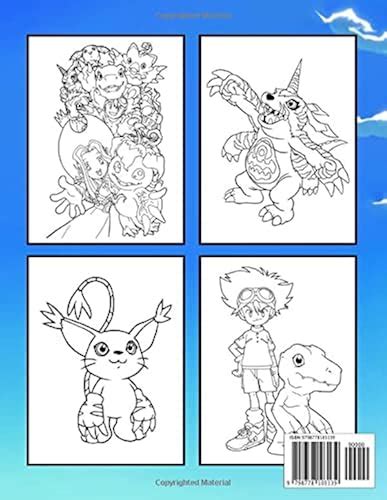 Digimon Coloring Book Color Me Digimon Adventure Coloring Book