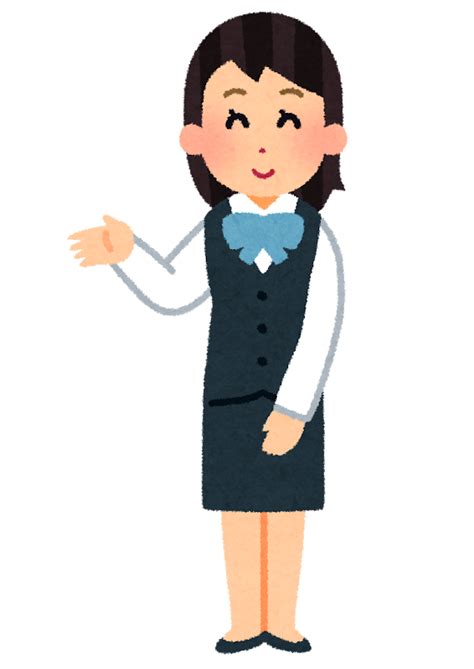 ショールームのアドバイザーのイラスト かわいいフリー素材集 いらすとや