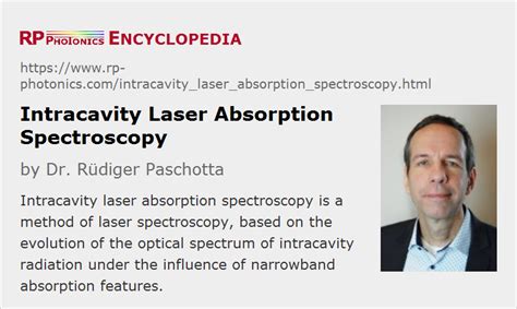 Intracavity Laser Absorption Spectroscopy