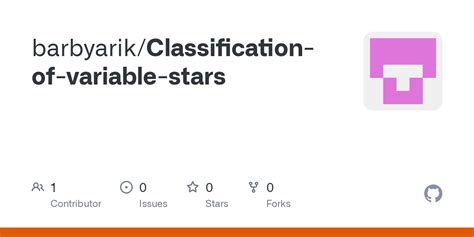 classification of variable stars binary variable stars classification