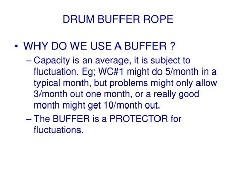 Ppt Theory Of Constraints And Drum Buffer Rope Powerpoint