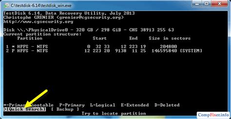 Testdisk для Windows Инструкция по восстановлению разделов диска