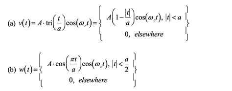Solved Use The Modulation Property2 Of The Fourier Transform