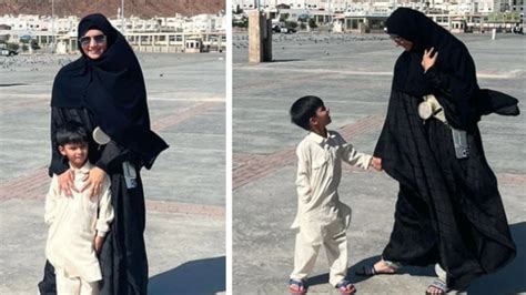 Sania Mirza Performs Umrah With Son Izhaan