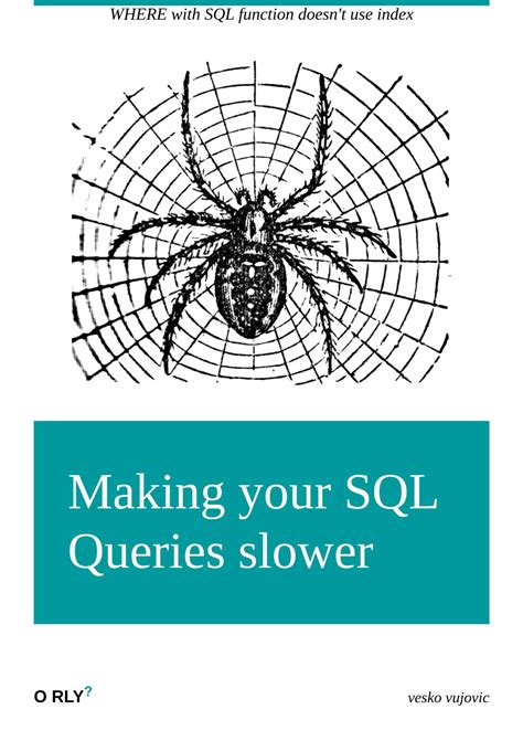 🚨 Are You Unknowingly Making Your Sql Queries 290x Slower Look At This