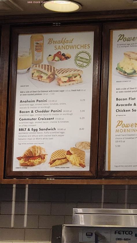 Menu At Corner Cafe And Bakery Los Angeles