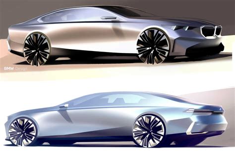 The New BMW 5 Series Sedan Design Sketch 05 2023