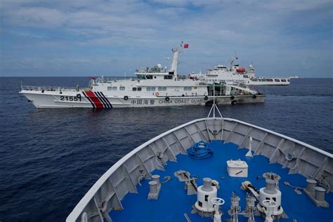Philippine Supply Boats Breach A Chinese Coast Guard Blockade In The