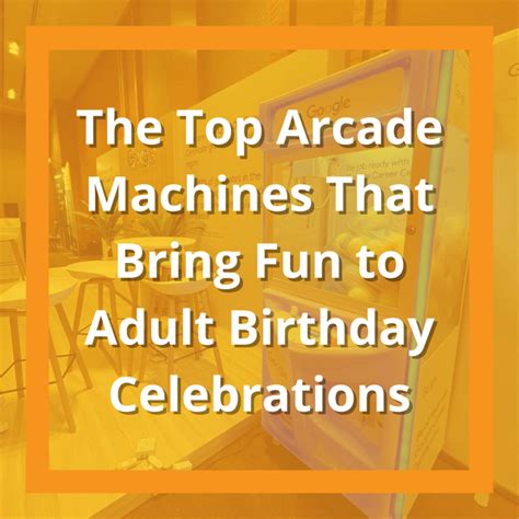 The Top Arcade Machines That Bring Fun To Adult Birthday Celebrations In Singapore Arcade
