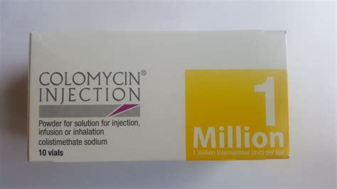 Allopathic Colomycin Injection 1 Million 10 Vials In One Box For Antibiotics Id 17875806891