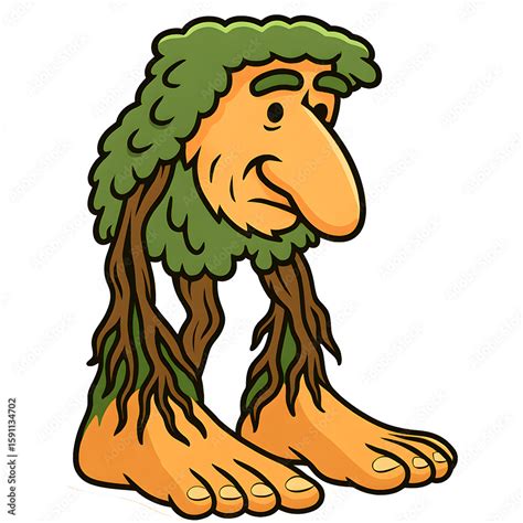 Brr Brr Patapim Italian Brainrot Meme Character Stock Illustration