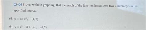 Solved Prove Without Graphing That The Graph Of The Chegg