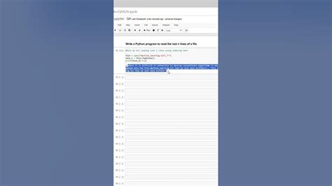 2 93 write a python program to read the last n lines of a file