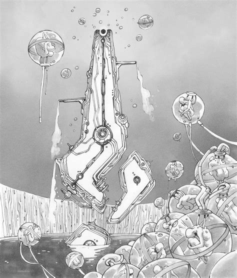 ArtStation Inktober 2017 Guillem Ferrer Fantasy Character Design