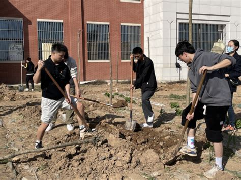 教育科学学院参加2023年春季校园义务植树活动 渭南师范学院