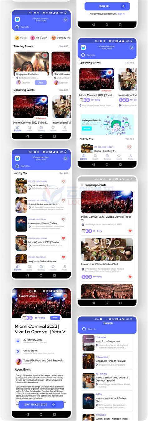BookEvent活动门票预订管理系统Flutter手机APP源码V1 2 云创源码