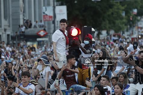 Real Madrid Celebrate 14th Champions League Win Anadolu Images