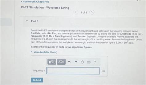 Reset The Phet Simulation Using The Button In The