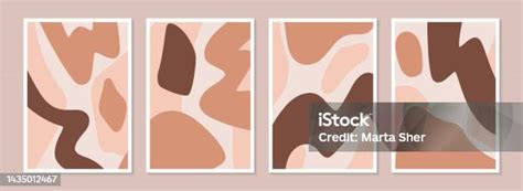 추상 배경 템플릿을 설정합니다 손으로 그린 다양한 모양과 낙서 표지 초대장 배너 포스터 브로셔 플래 카드 엽서 전단지 벽 장식 현대 벡터 일러스트 레이 션 1950 1959