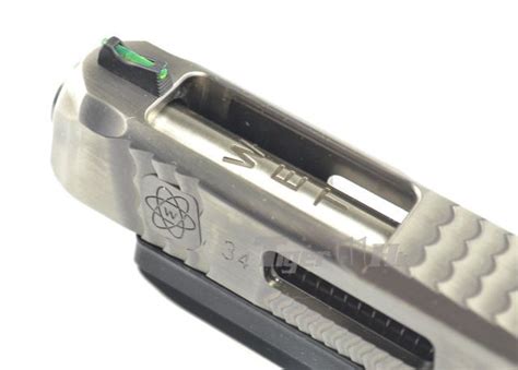 We G34 Gbb Pistol Silver Slideblack Framesilver Barrel Airsoft