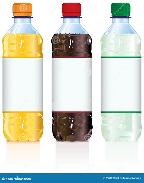 Soft Drink Bottles Stock Vector Illustration Of Splash 27067323