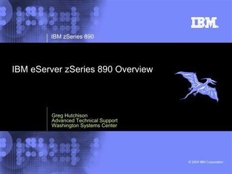Ibm Eserver Zseries 890 Overview Individual Cmg Regions And