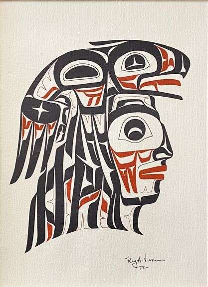 Eagle Chief By Roy Henry Vickers 1946 Bartlett Auctions Inc