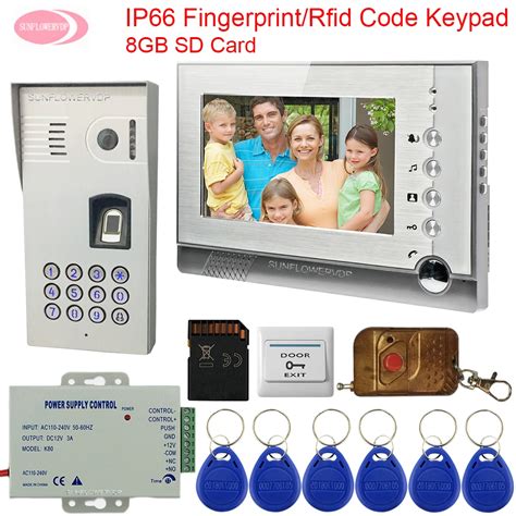 Ip66 Waterproof Video Intercom With Recording Intercom Camera
