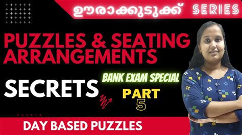 Puzzles Seating Arrangement Reasoning Tricks Malayalam Basics Bank