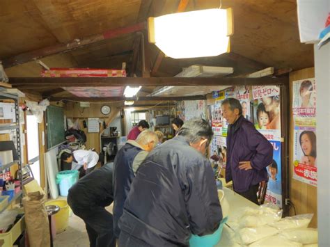 12月5日→大震災被災地・宮古へ支援物資送りました 「ごきげんいかが」写真中心のたより