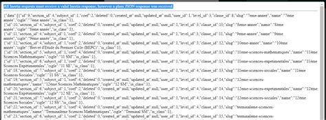 Laravel All Inertia Requests Must Receive A Valid Inertia Response However A Plain Json