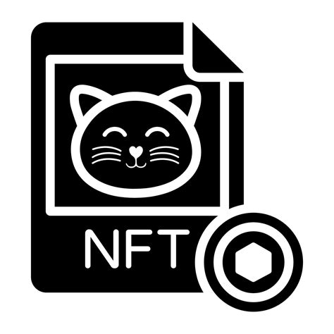 Nft Card Icon Non Fungible Token Digital Technology 9429365 Vector