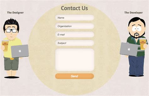 6 Beautiful Contact Form Designs You Can Steal CSS Examples