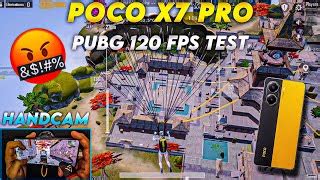 Poco X7 Pro Bgmi Pubg 120 Fps Test With Fps Meter Handcam Gameplay
