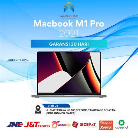 jual macbook m1 pro 2021 14 16 inch 16 gb 512 1 tb shopee indonesia