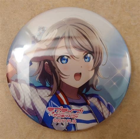 【未使用】ラブライブサンシャイン 渡辺曜 ガチャ 缶バッジ 沼津 地元愛祭り 2023 ラブライブ サンシャイン ライブ グッズ バッジ 曜